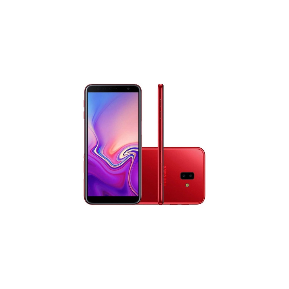 Smartphone Galaxy J6+ - Vermelho - 32GB - RAM 3GB - Quad Core - 4G