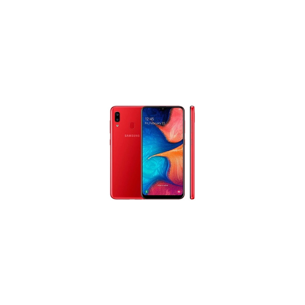 Smartphone Samsung Galaxy A20 - Vermelho - 32GB - RAM 3GB - Octa Core...